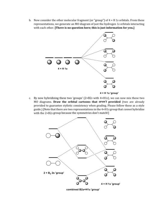 Solved Orbital Representations \& MO Diagrams 1) Consider | Chegg.com