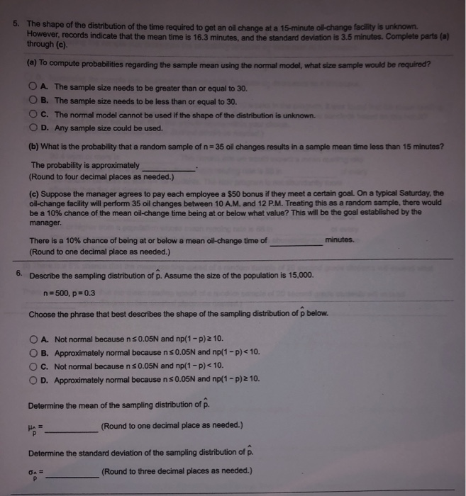 Solved A simple random sample of size n=55 is obtained from | Chegg.com