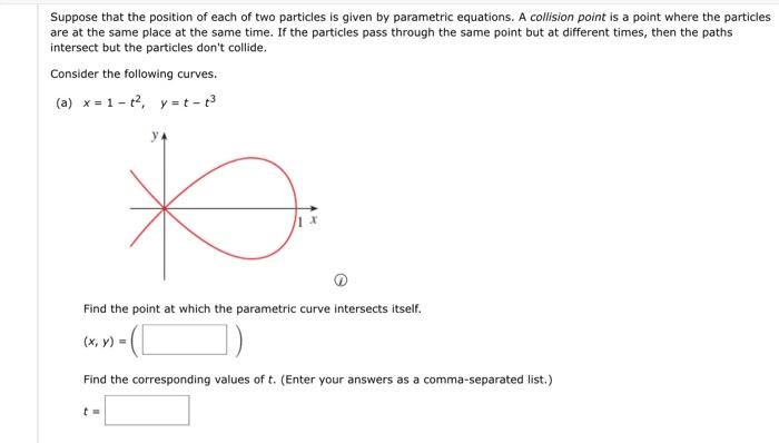 Solved Suppose that the position of each of two particles is | Chegg.com