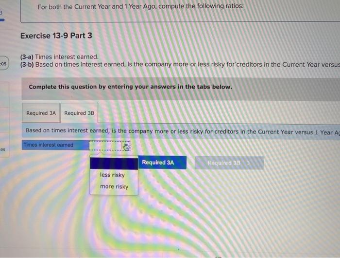 Solved ! Required information Exercise 13-9 Analyzing risk | Chegg.com