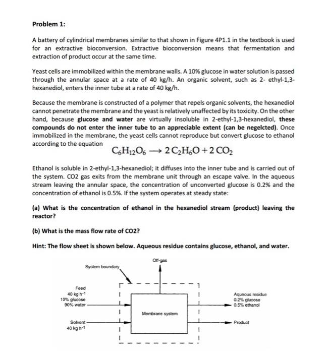 Solved Problem 1: A battery of cylindrical membranes similar | Chegg.com