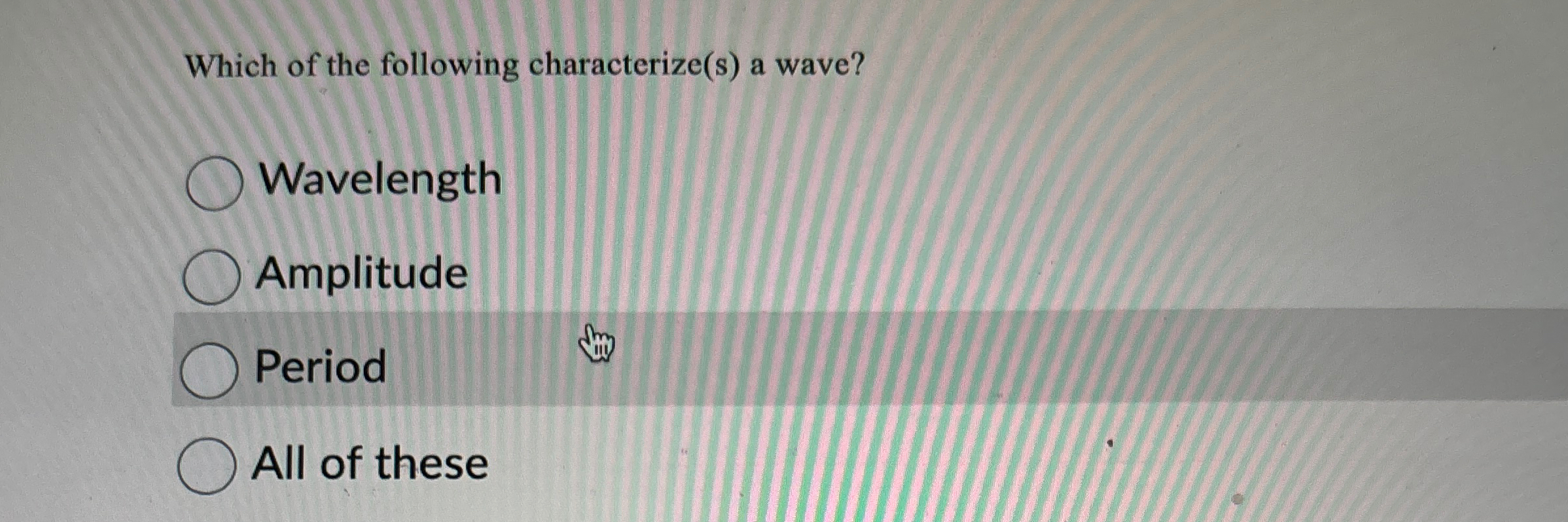 Solved Which of the following characterize(s) ﻿a | Chegg.com