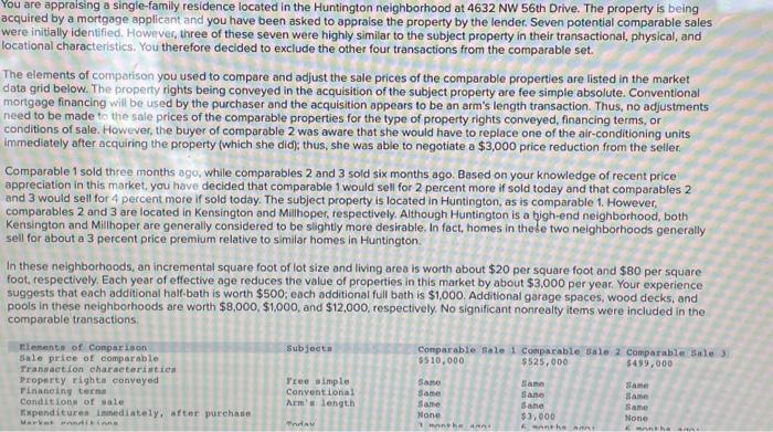 Required: What is the final adjusted sale price for | Chegg.com