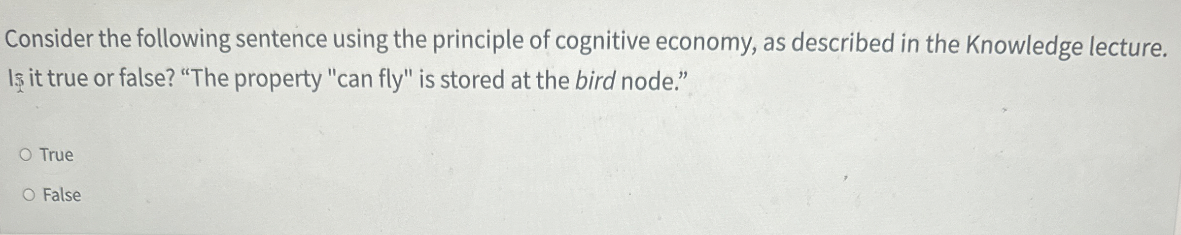 Solved Consider the following sentence using the principle | Chegg.com