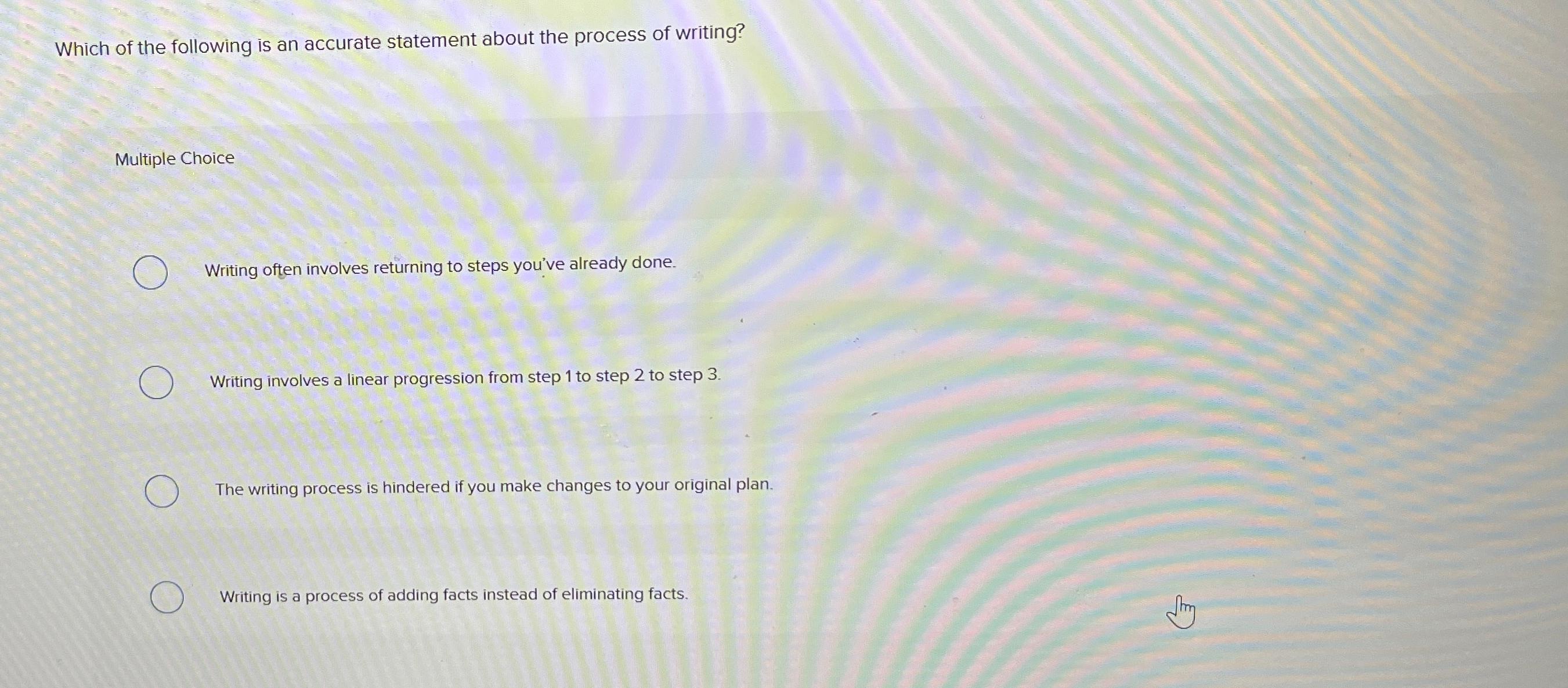 Solved Which of the following is an accurate statement about | Chegg.com