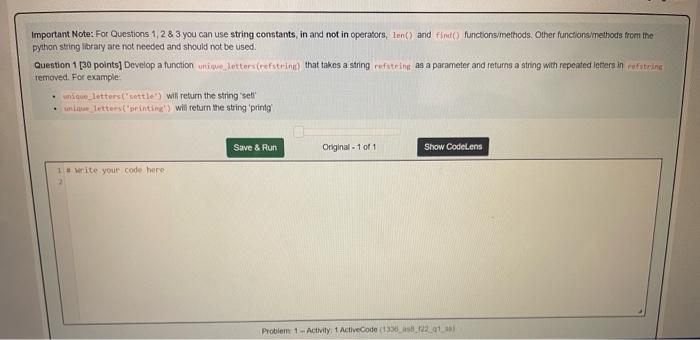 Solved mportant Note: For Questions 1, 28.3 you can use | Chegg.com