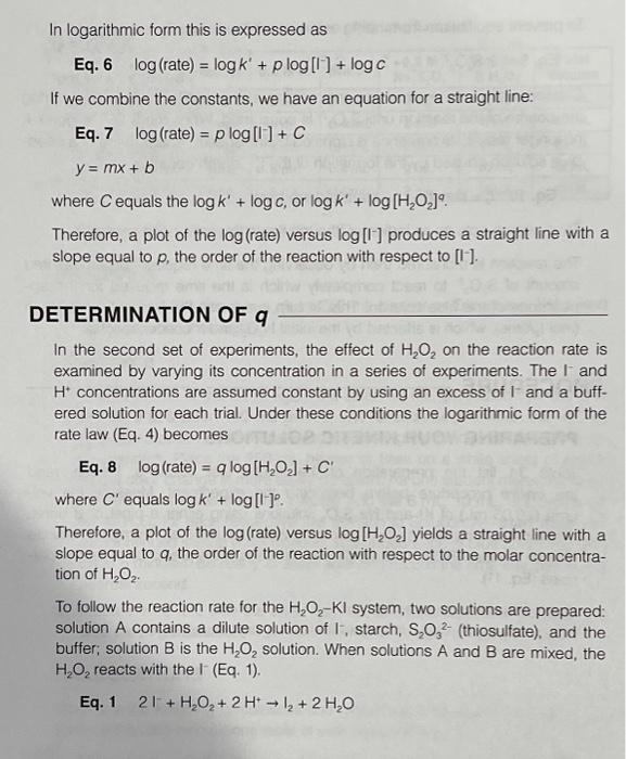 Name: Course/Section: Date: RATE LAW I: DETERMINATION | Chegg.com
