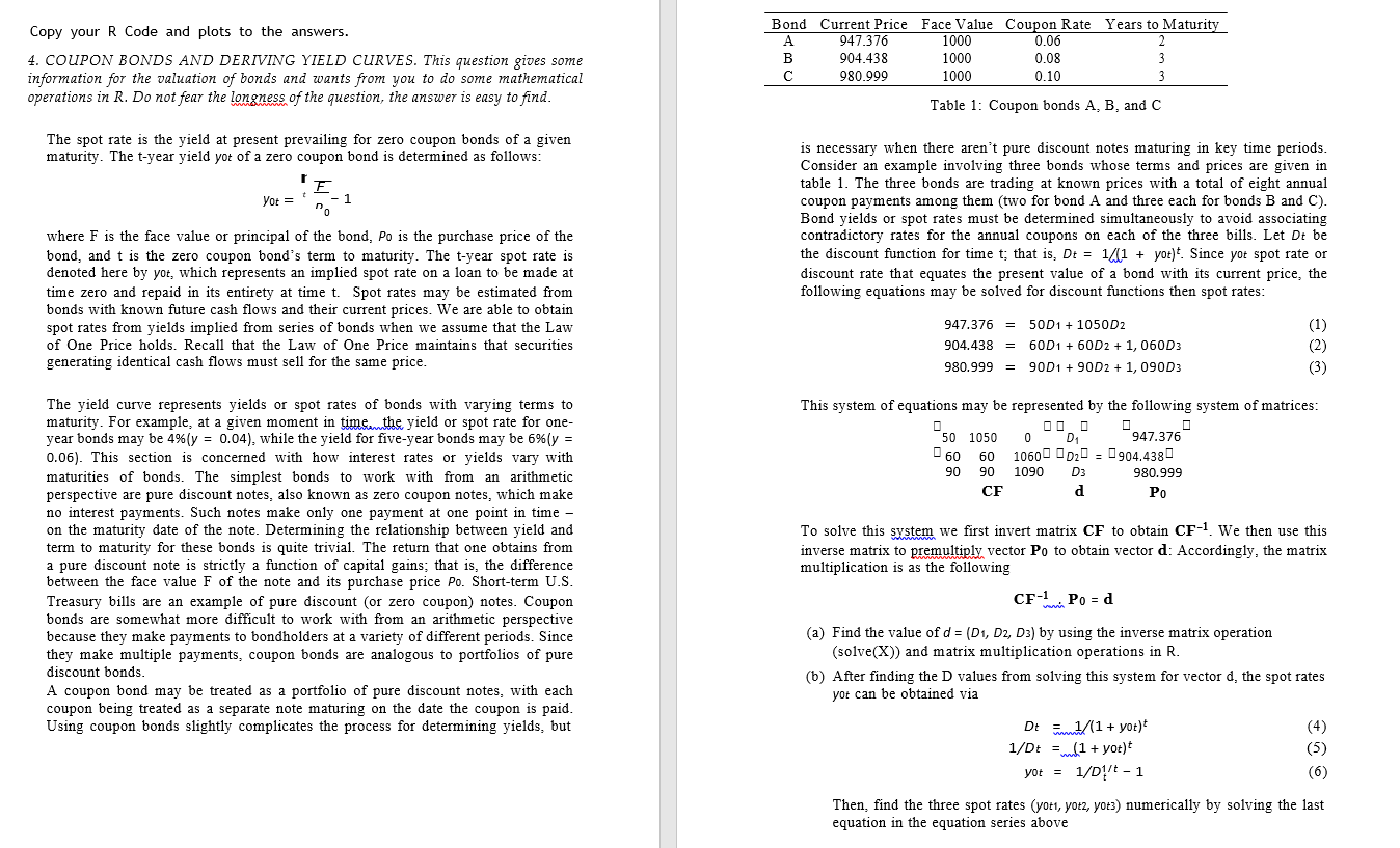 Solved Copy your R ﻿Code and plots to the answers.COUPON | Chegg.com