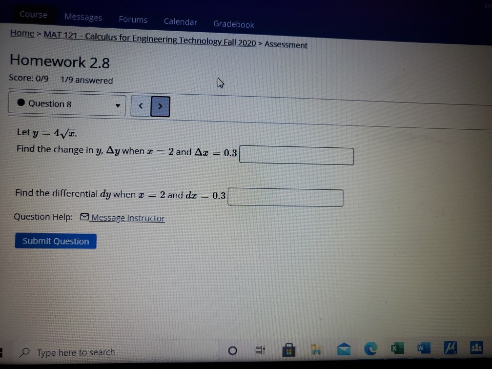 Solved Course Messages Forums Calendar Gradebook Home > MAT | Chegg.com