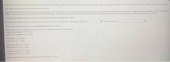 Solved ABC Computer Company has a $20 million factory in | Chegg.com
