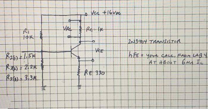 Solved 3. Perform the calculation to determine if Rth/hfe