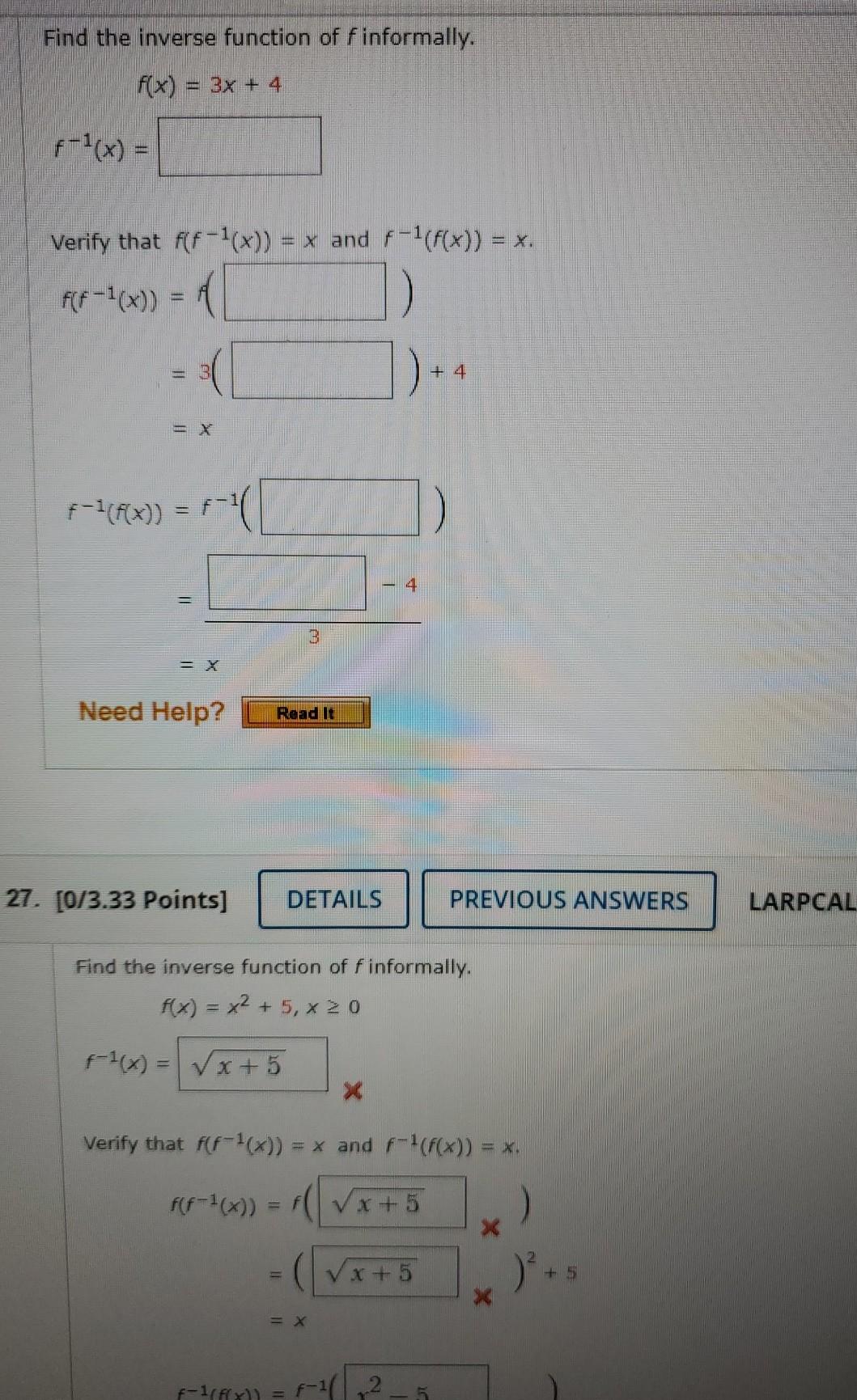 Solved Find fog and gof. 1 g(x) = x + 1 (a) fog 2 gof Find | Chegg.com