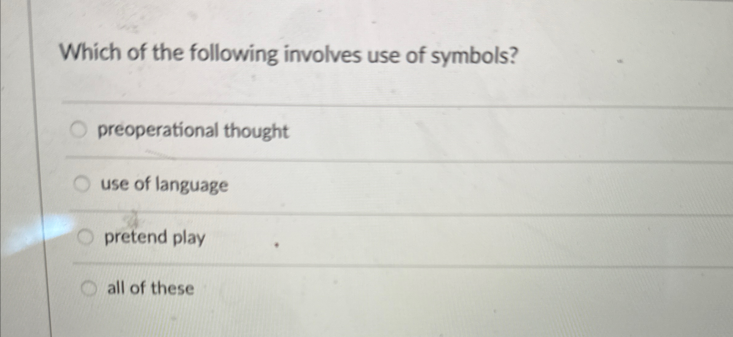 Solved Which of the following involves use of | Chegg.com