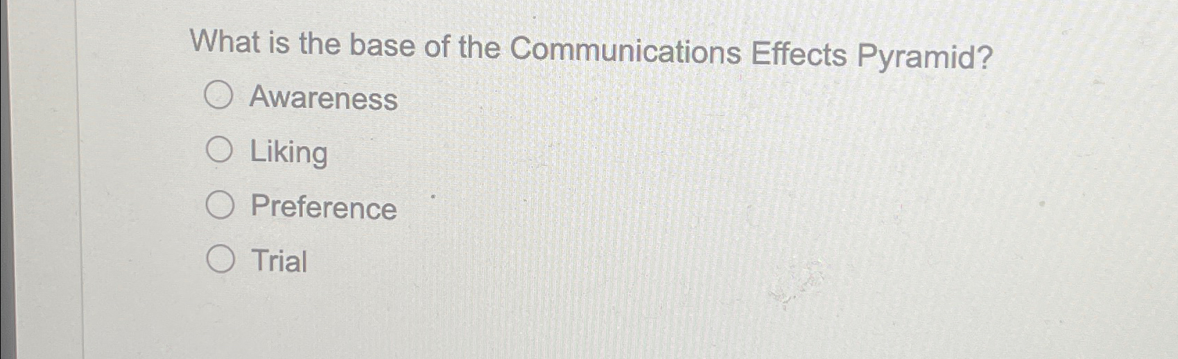 Solved What is the base of the Communications Effects | Chegg.com