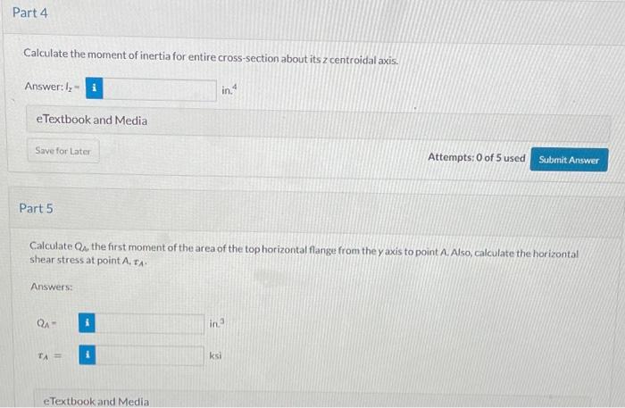 Solved The channel section shown is subjected to a vertical | Chegg.com