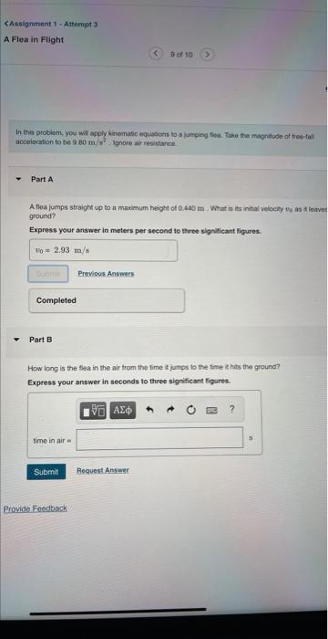 Solved In this problem, you will apply kinematic equations | Chegg.com