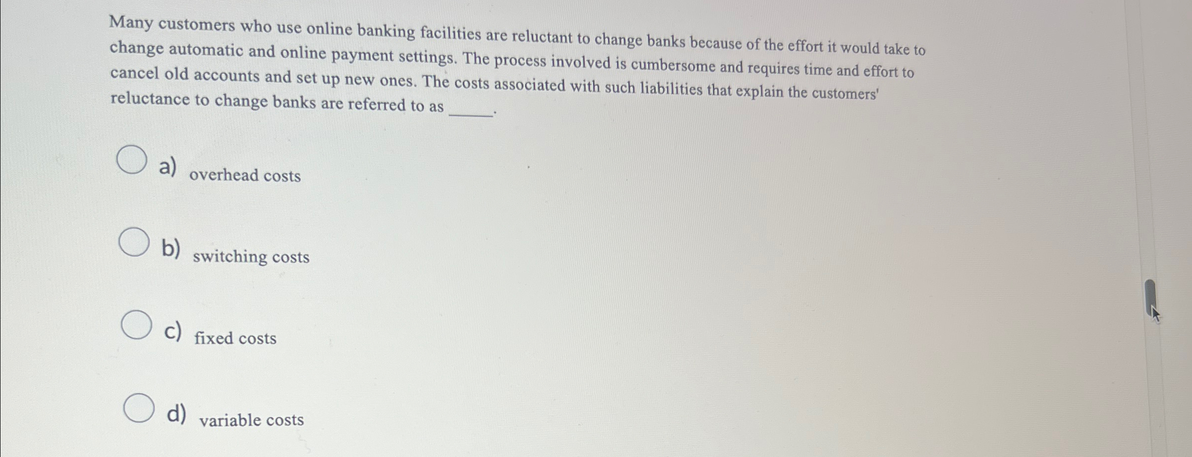 Solved Many customers who use online banking facilities are | Chegg.com