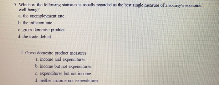 Solved 3. Which of the following statistics is usually | Chegg.com