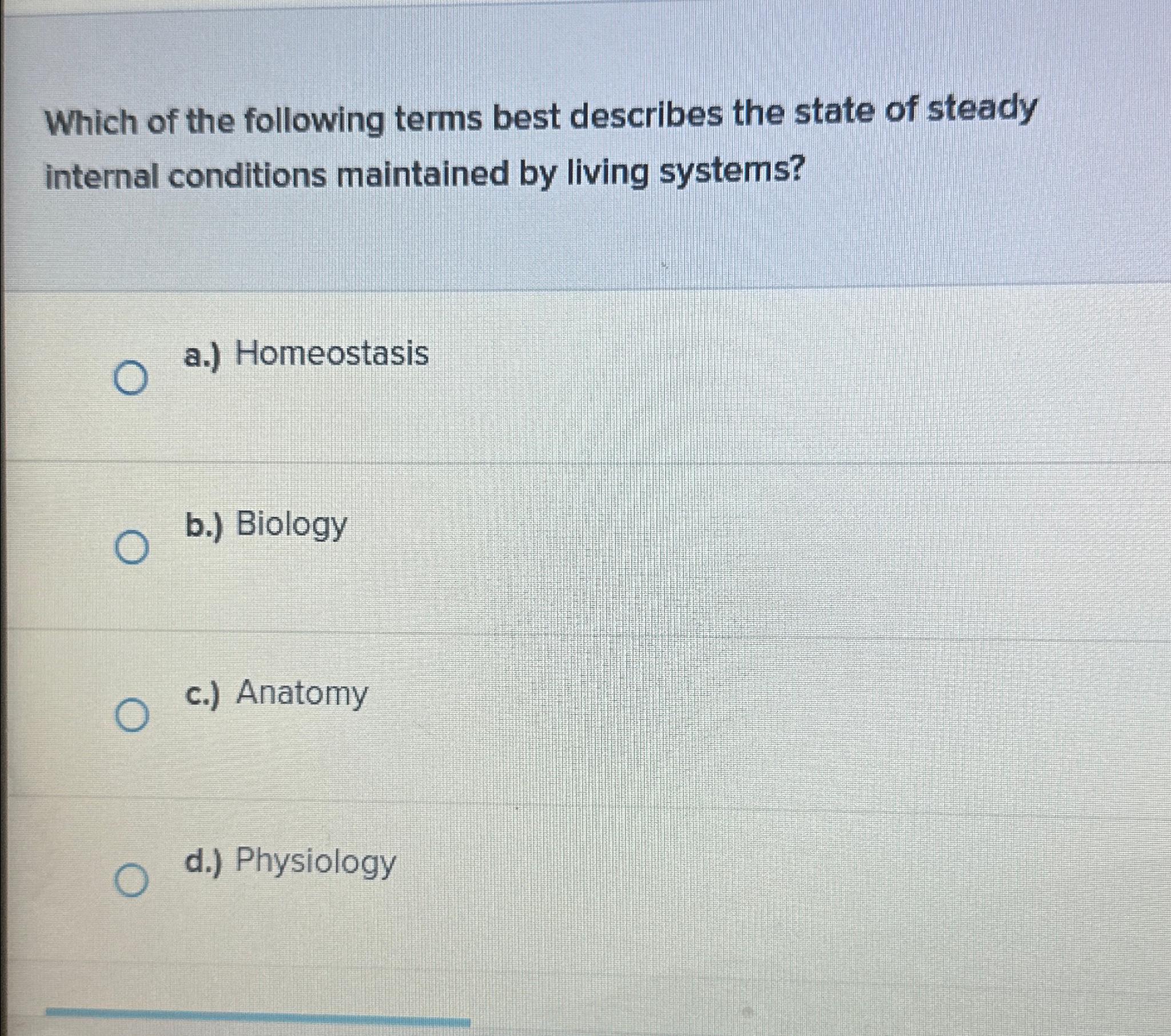 Solved Which of the following terms best describes the state | Chegg.com