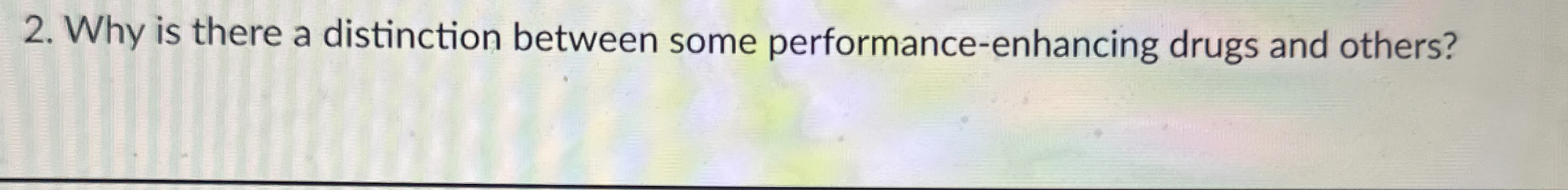 Solved Why is there a distinction between some | Chegg.com