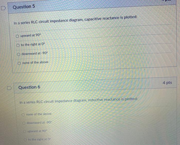 Solved 4 pts D Question 1 The true power of an RLC circuit | Chegg.com