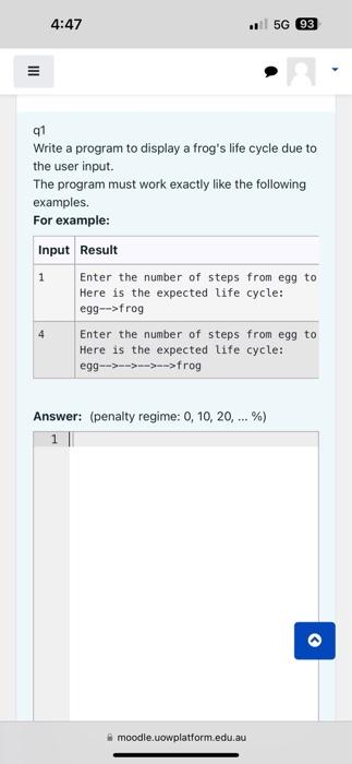 Solved kindly use python only to give the answer of | Chegg.com