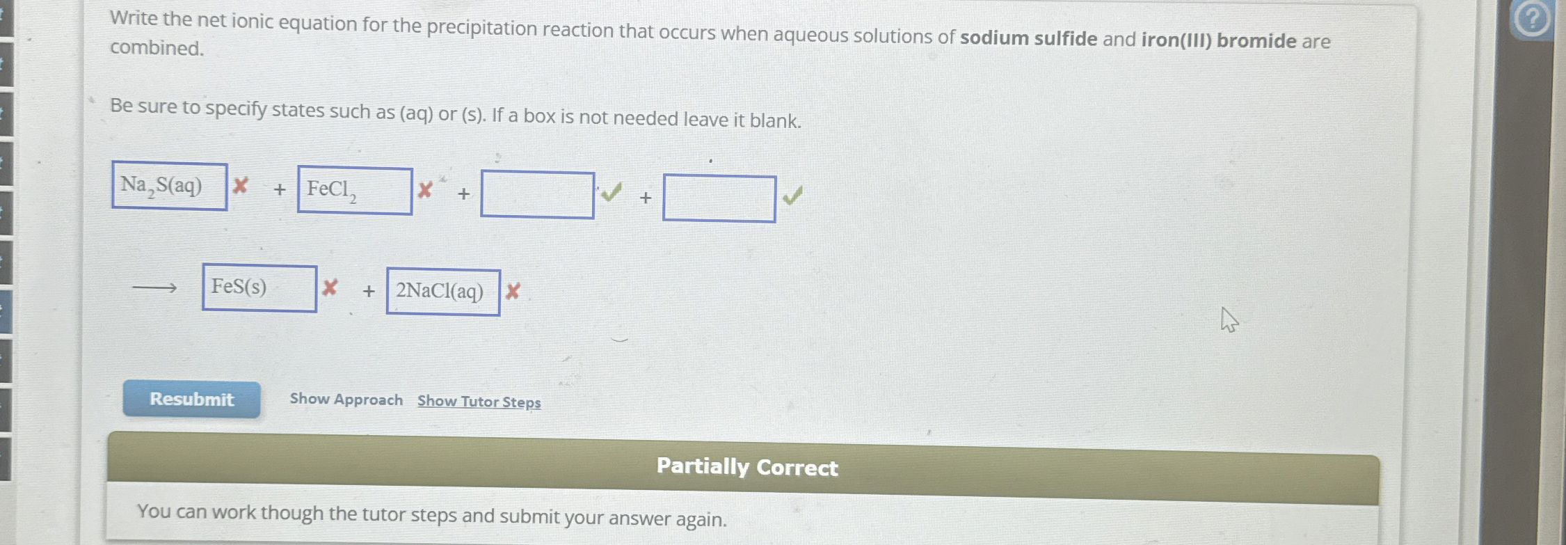 Solved Write the net ionic equation for the precipitation | Chegg.com