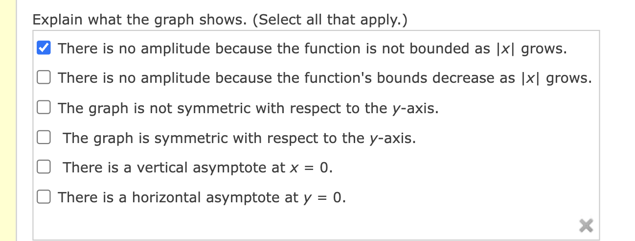 Solved Graph f(x) = ﻿sin(x) /x on [−5pi, 5pi]. ﻿Explain what | Chegg.com
