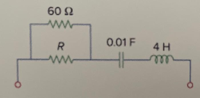 Solved A)Calculate value of R for a critically damped | Chegg.com