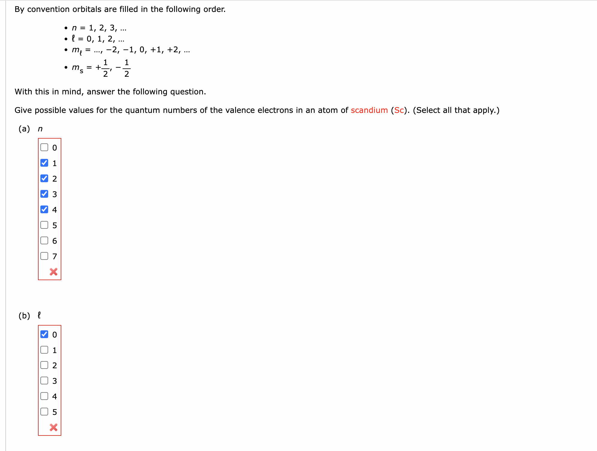 Solved By convention orbitals are filled in the following | Chegg.com
