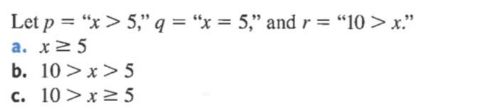 Solved Write the statements in 6-9 in symbolic form using | Chegg.com