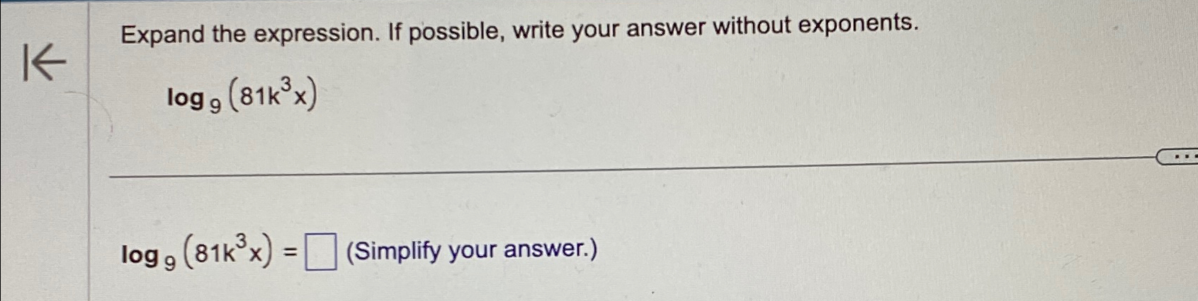 Solved Expand the expression. If possible, write your answer | Chegg.com