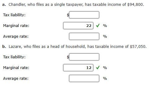 Solved Compute the 2024 ﻿tax liability and the marginal and | Chegg.com