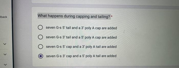 Solved What happens during capping and tailing? * seven G-s | Chegg.com