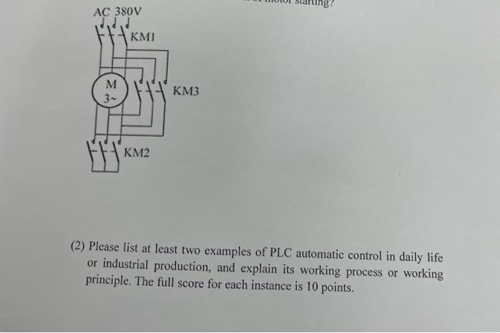 Solved (2) Please list at least two examples of PLC | Chegg.com