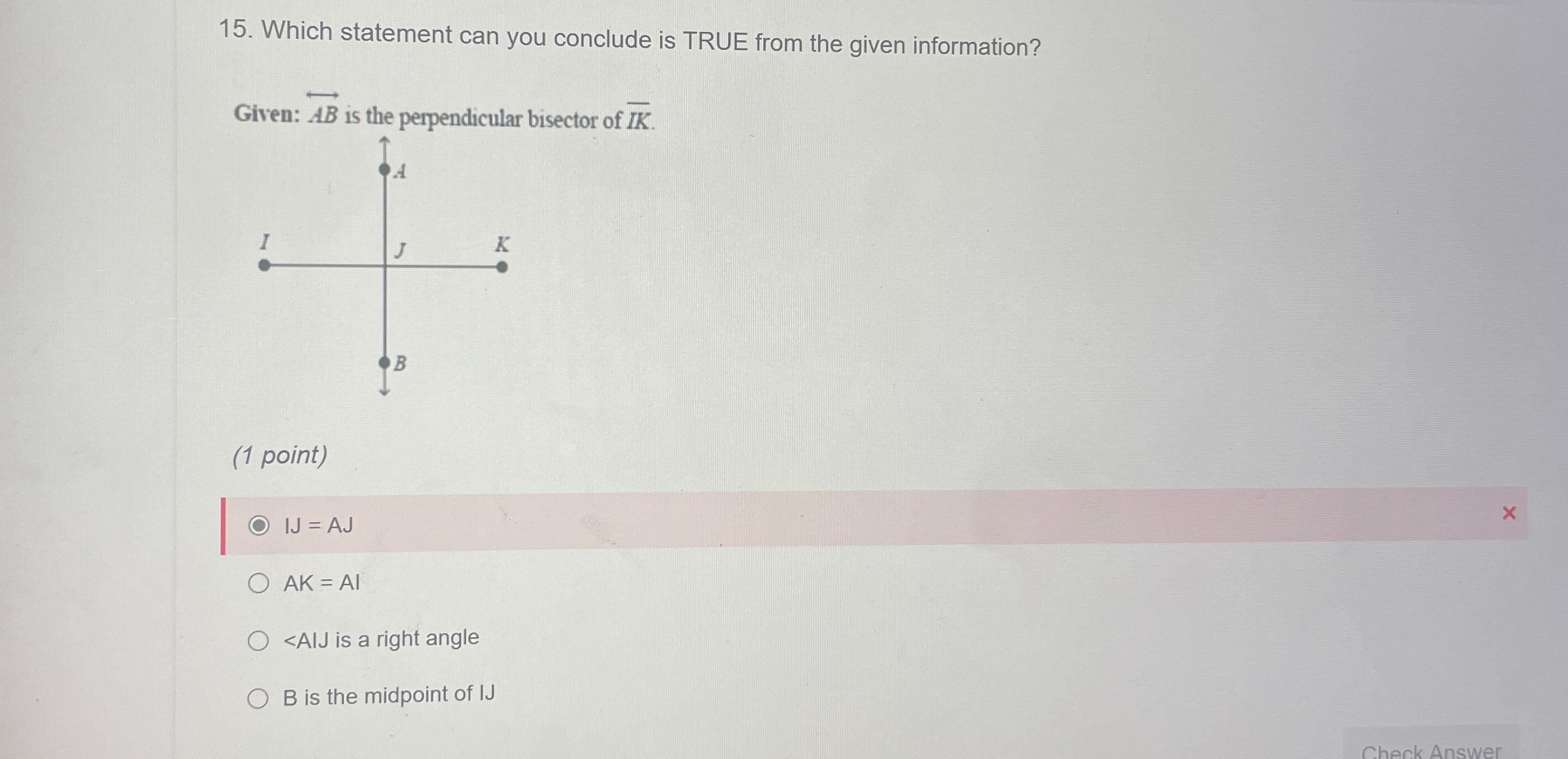 Solved Which statement can you conclude is TRUE from the | Chegg.com