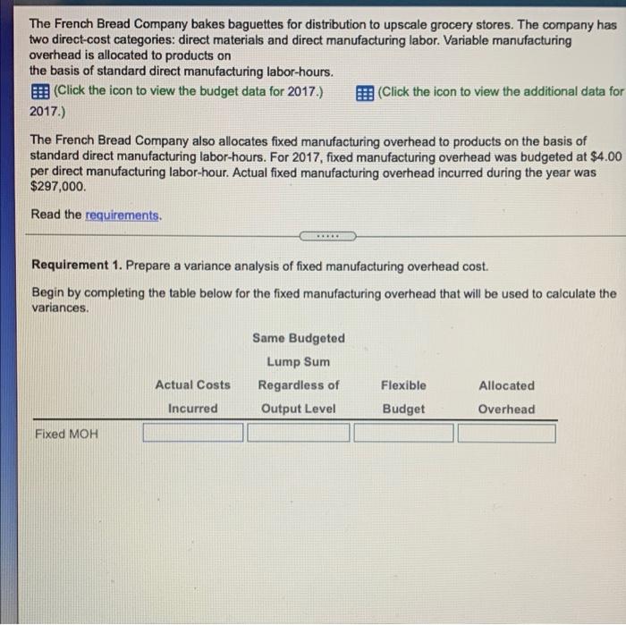 Solved The French Bread Company bakes baguettes for | Chegg.com