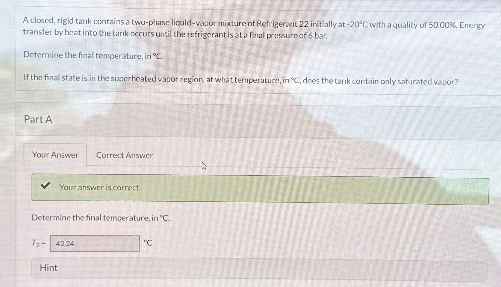 Solved (I NEED PART B ANSWERED. PART A IS ALREADY CORRECT) | Chegg.com