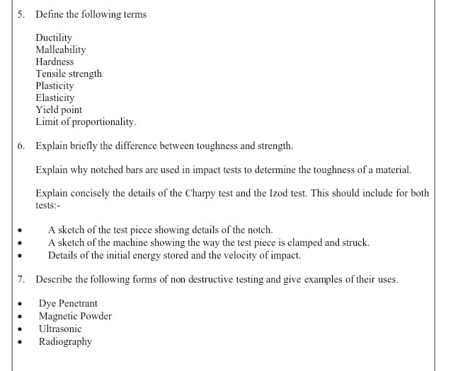 Solved Define the following | Chegg.com