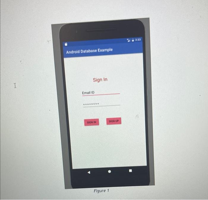 Solved Write code for creating following layout in Android | Chegg.com
