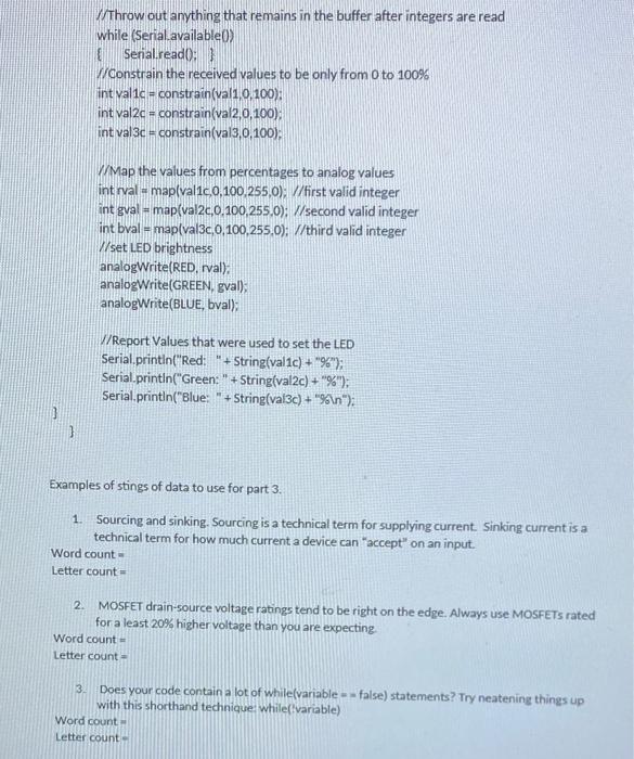 Solved This is a good example of basic serial communication | Chegg.com