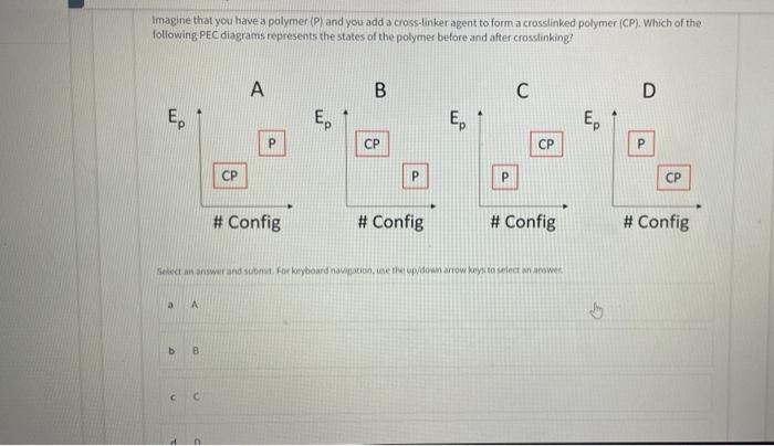 Solved Imagine that you have a polymer (P) and you add a | Chegg.com