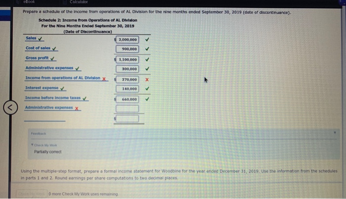 Solved Complex Income Statement The following items were | Chegg.com