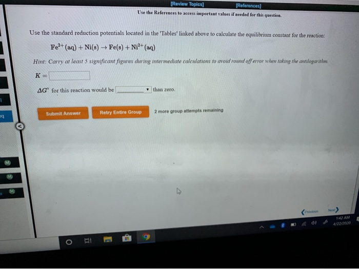 Solved [Review Topics] (References] Use the References to | Chegg.com