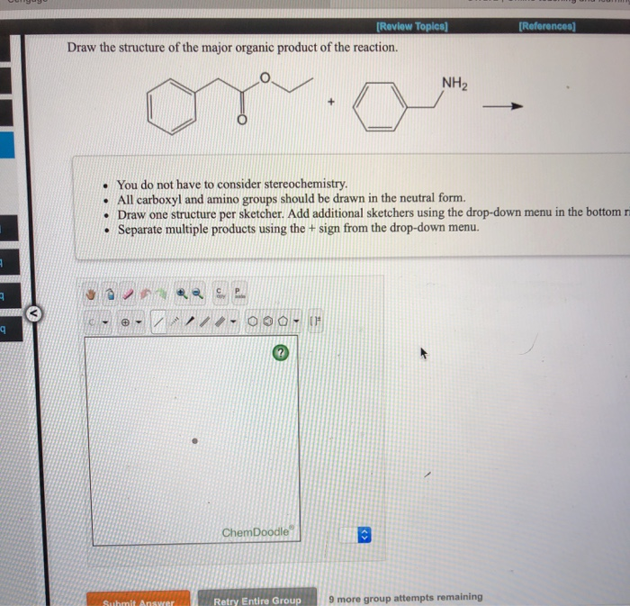 Solved [References) [Review Toples] Draw the structure of | Chegg.com