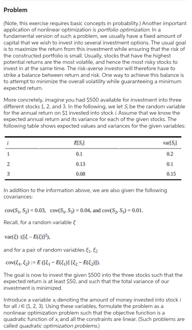 Solved Problem(Note, ﻿this exercise requires basic concepts | Chegg.com