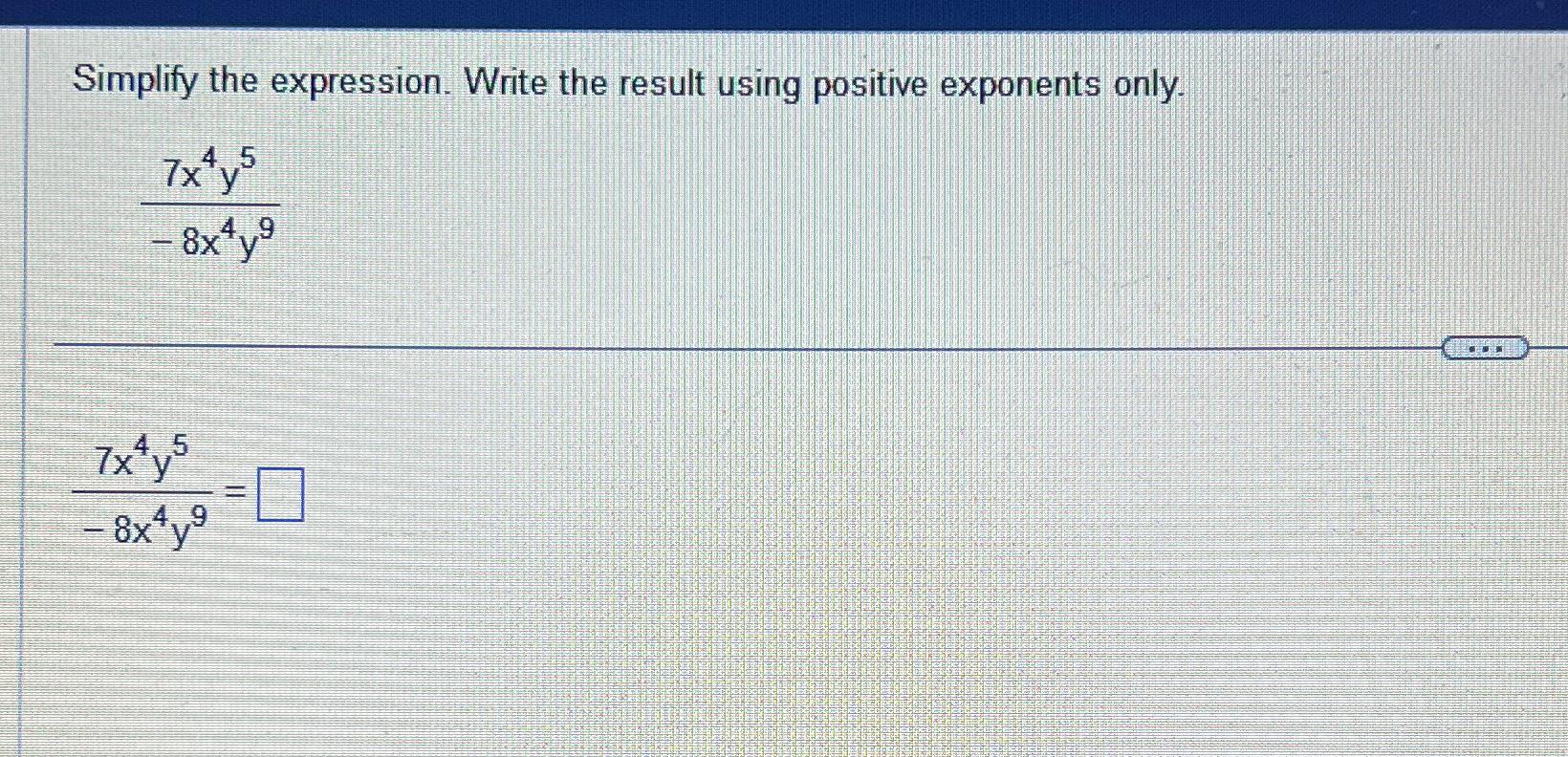 Solved Simplify the expression. Write the result using | Chegg.com