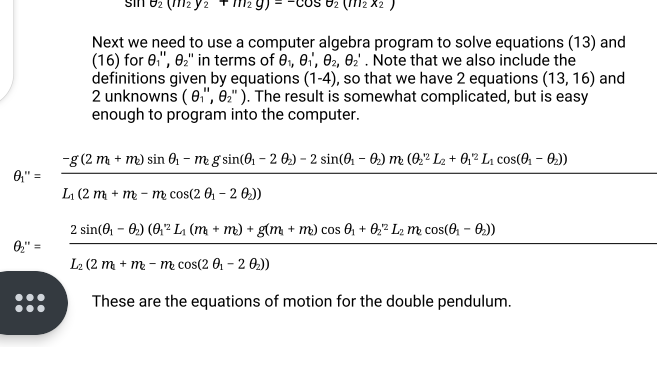 Solved Next we need to use a computer algebra program to | Chegg.com