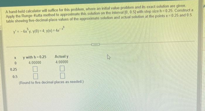 Solved A hand held calculator will suffice for this problem, | Chegg.com Solved A hand held calculator will suffice for this problem, | Chegg.com