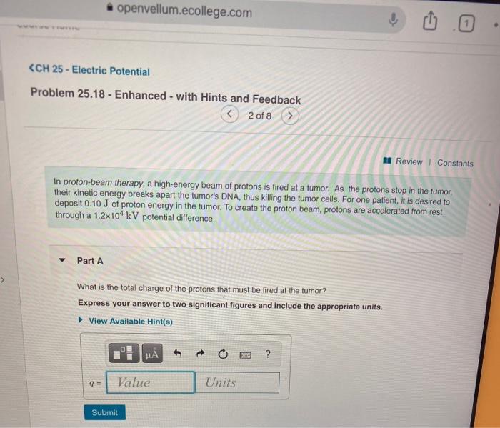 Solved • openvellum.ecollege.com | Chegg.com